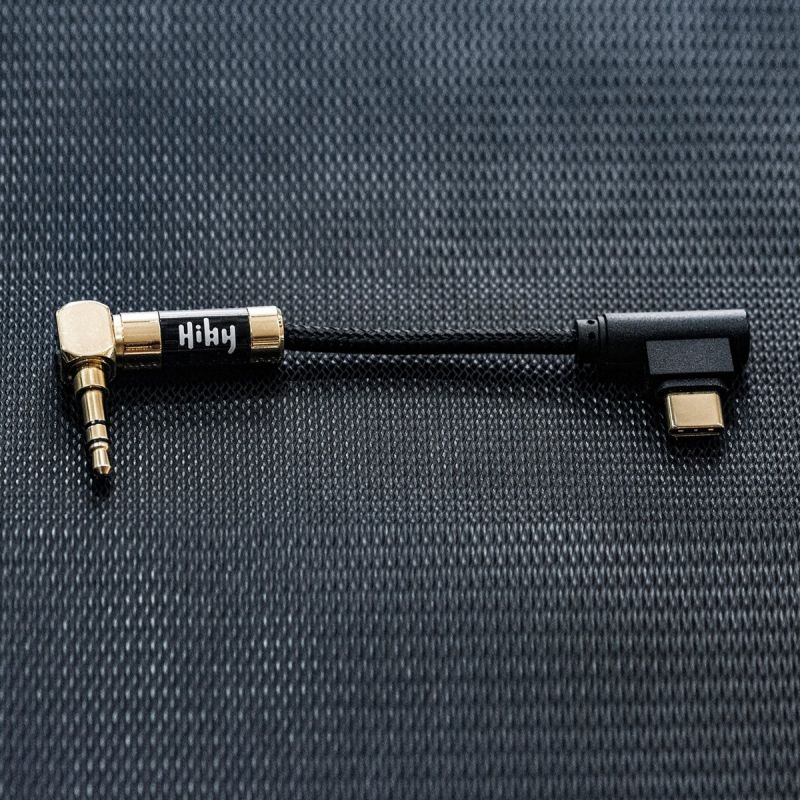 HiBy Type C to 3.5mm Gold Plating Coaxial Cable